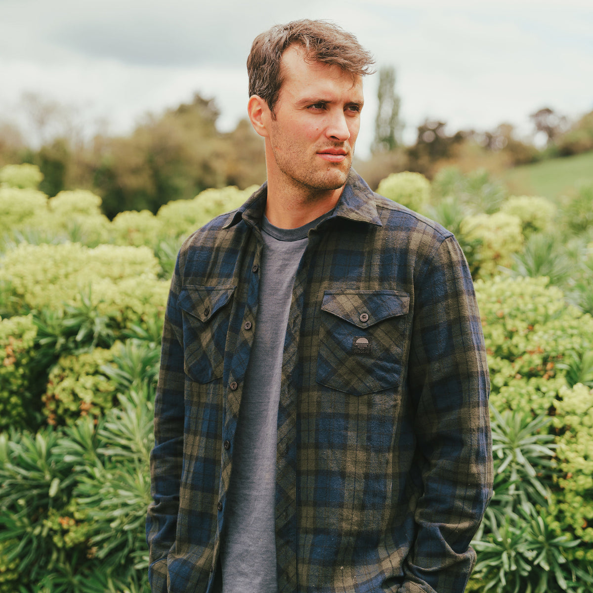 Plaidfish Shirt | Desolve Supply Co | Organic Cotton Flannel Shirt ...