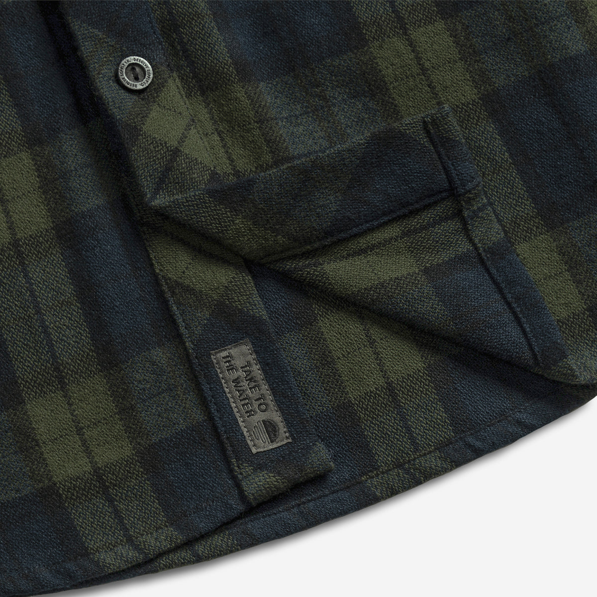 Plaidfish Shirt | Desolve Supply Co | Organic Cotton Flannel Shirt ...