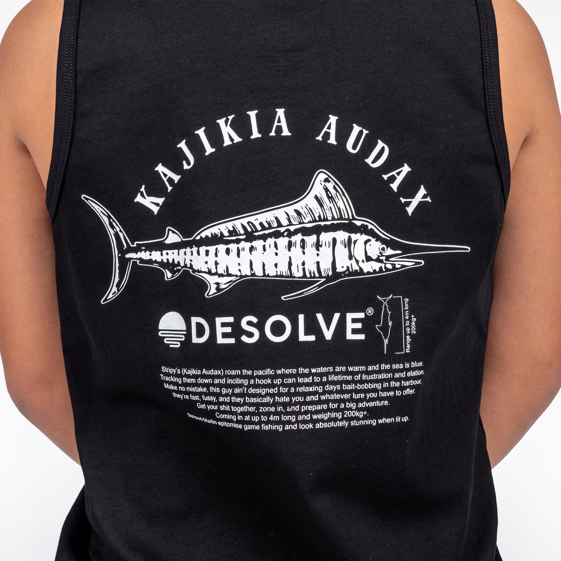 Audax Singlet Kids | Recycled Cotton Blend - Desolve Supply Co. | NZ